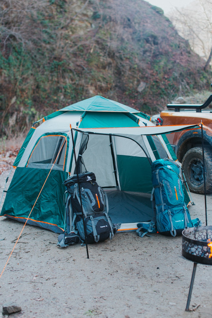 Tam Otomatik, Çift Cidarlı Hidrolik Destekli Kamp Çadırı – 3-4 Kişilik ...